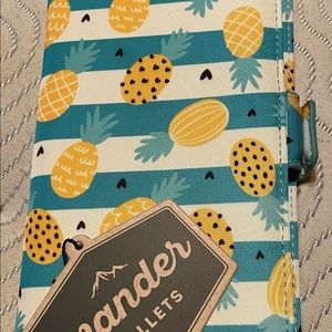 Wander | Accessories | Wander Wallets Pineapple New With Tags | Poshmark